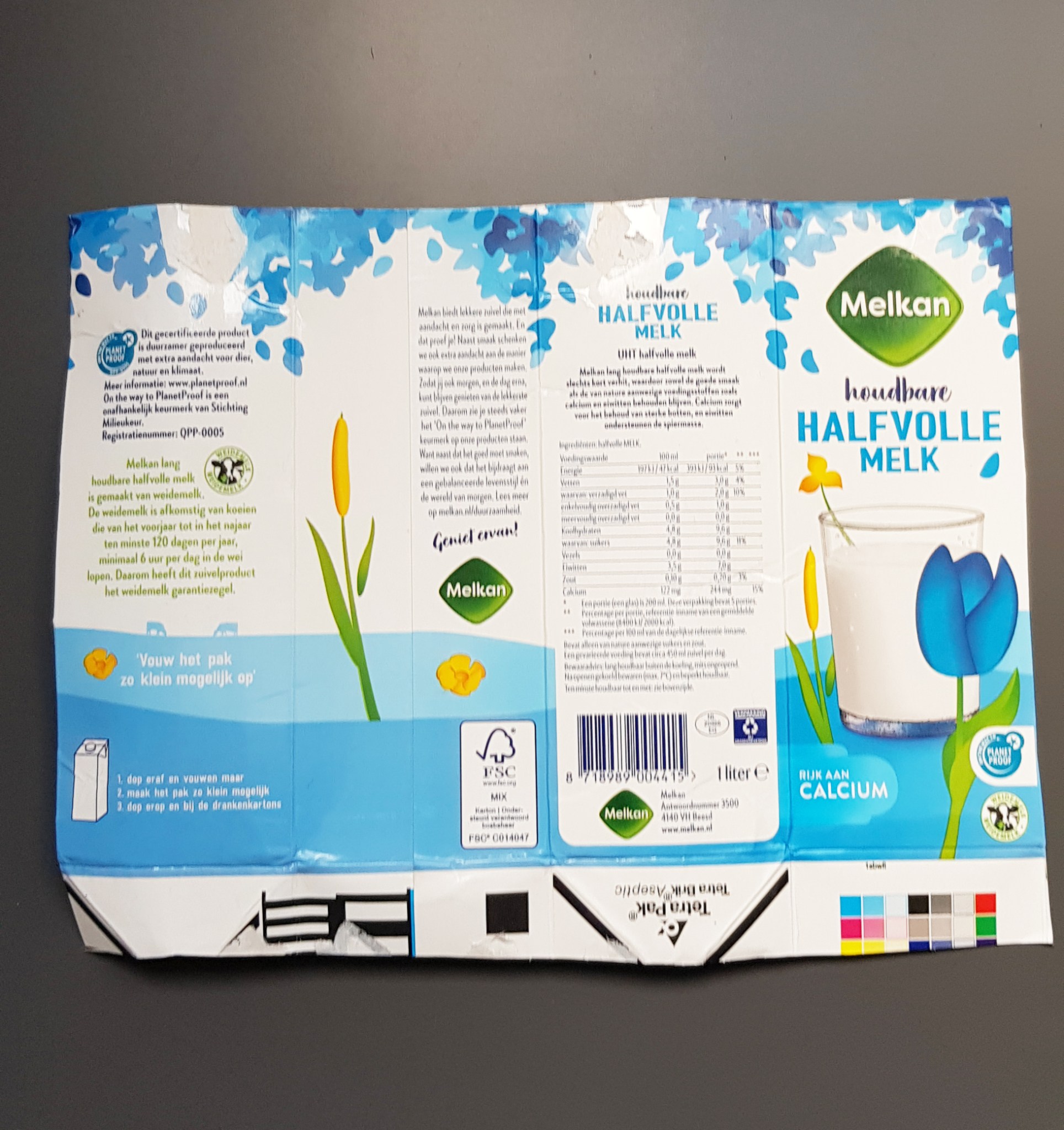 Printing with milk Cartons