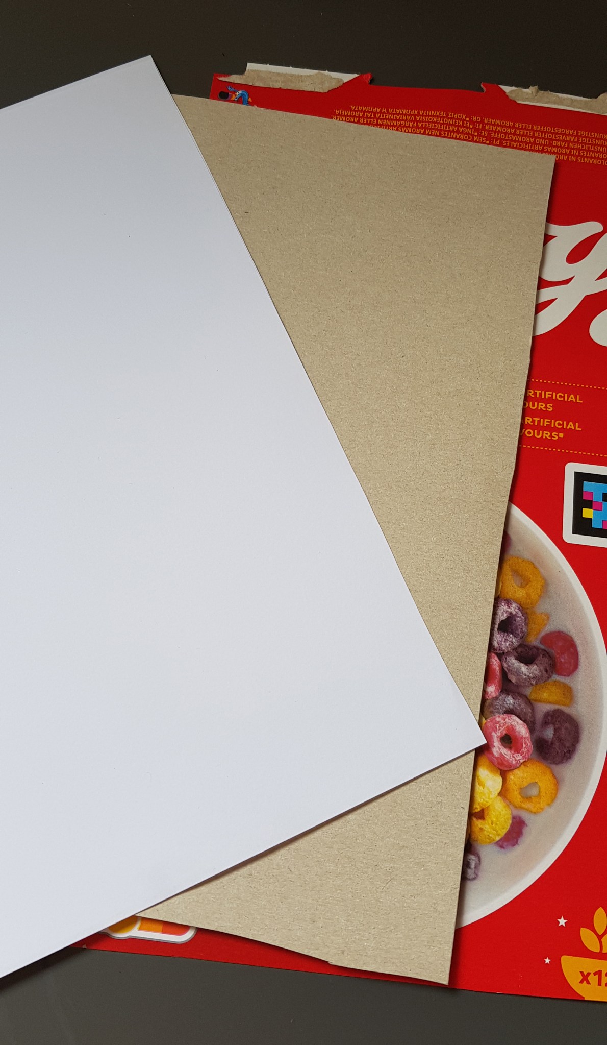 Printing with milk Cartons