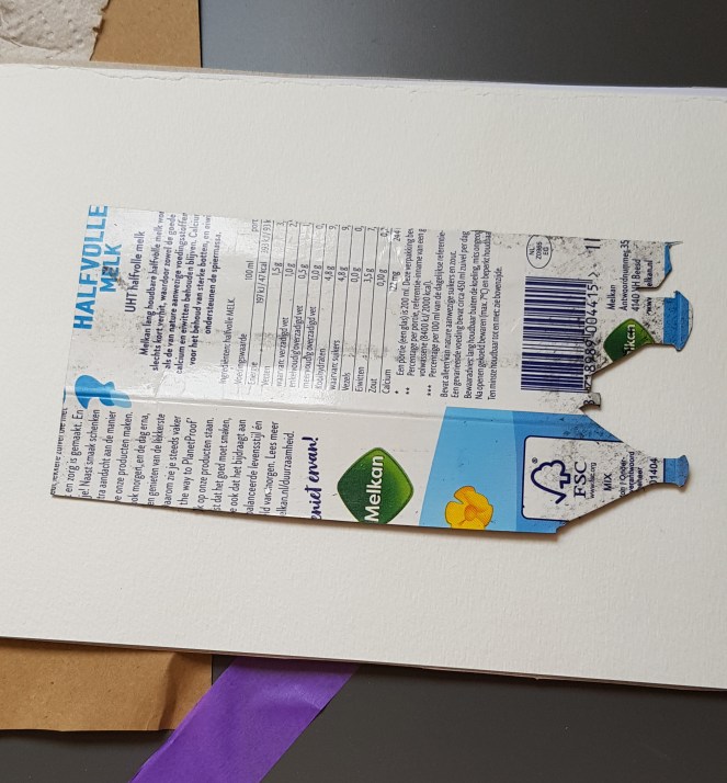 Printing with milk Cartons